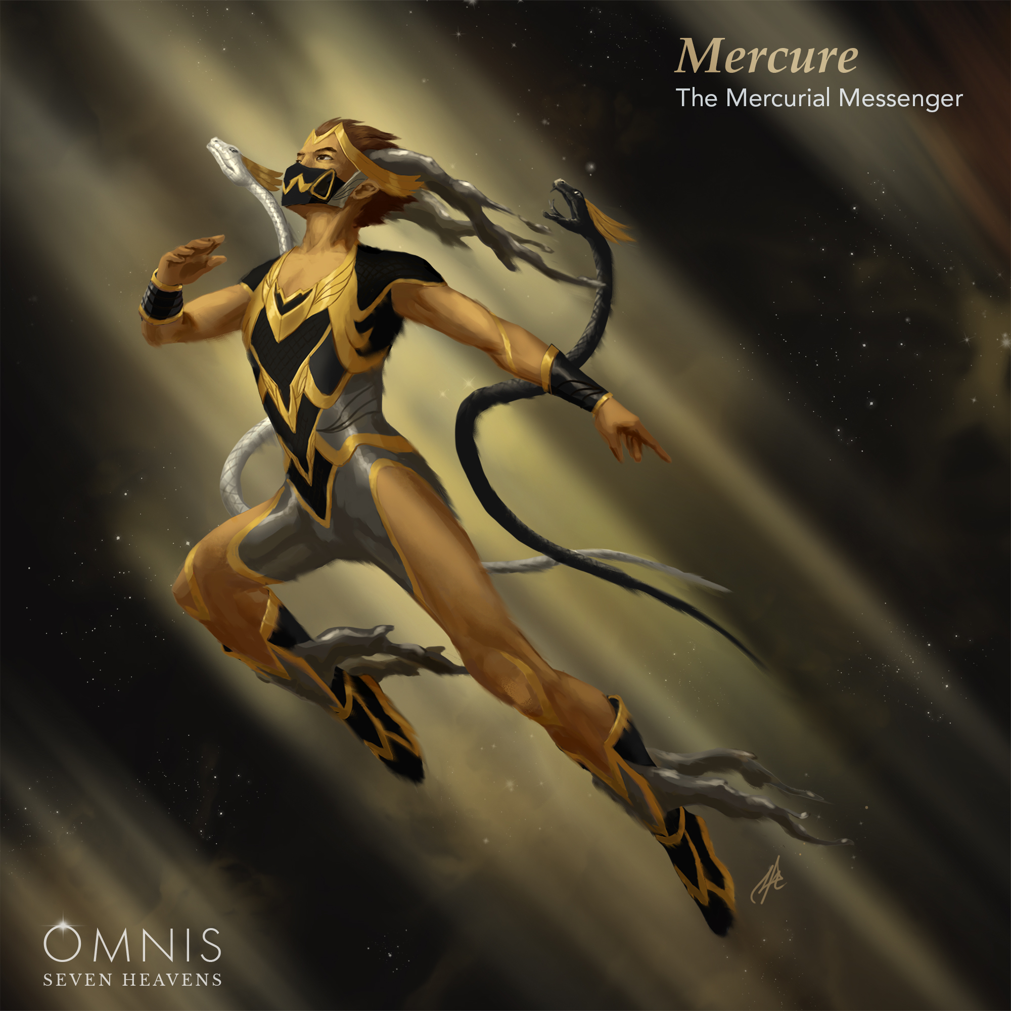 Proko - My Original Character design - Mercure