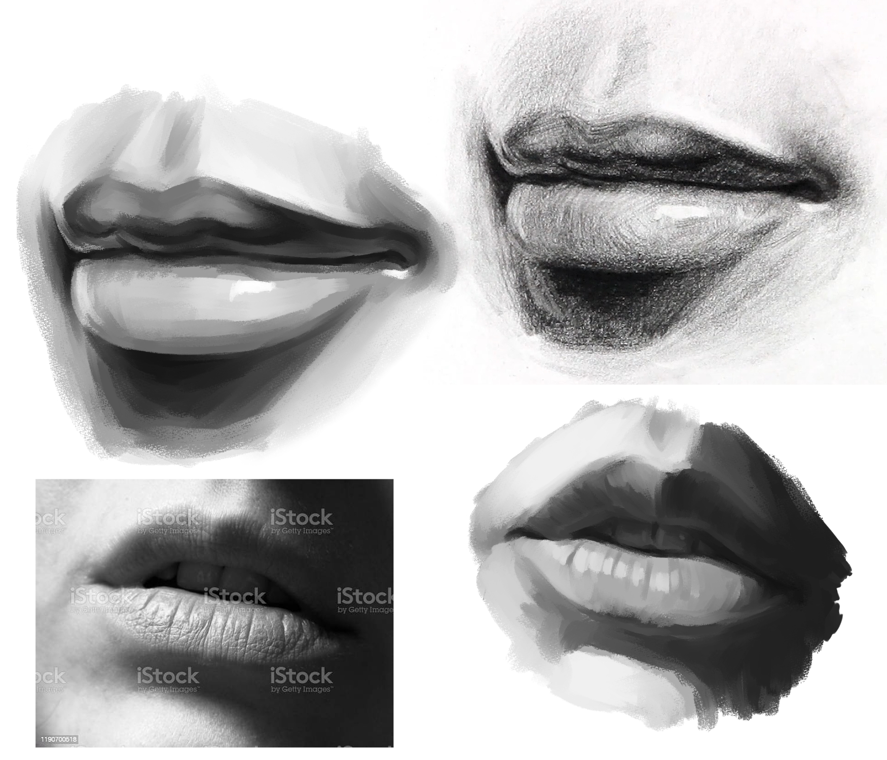 Lips Drawing