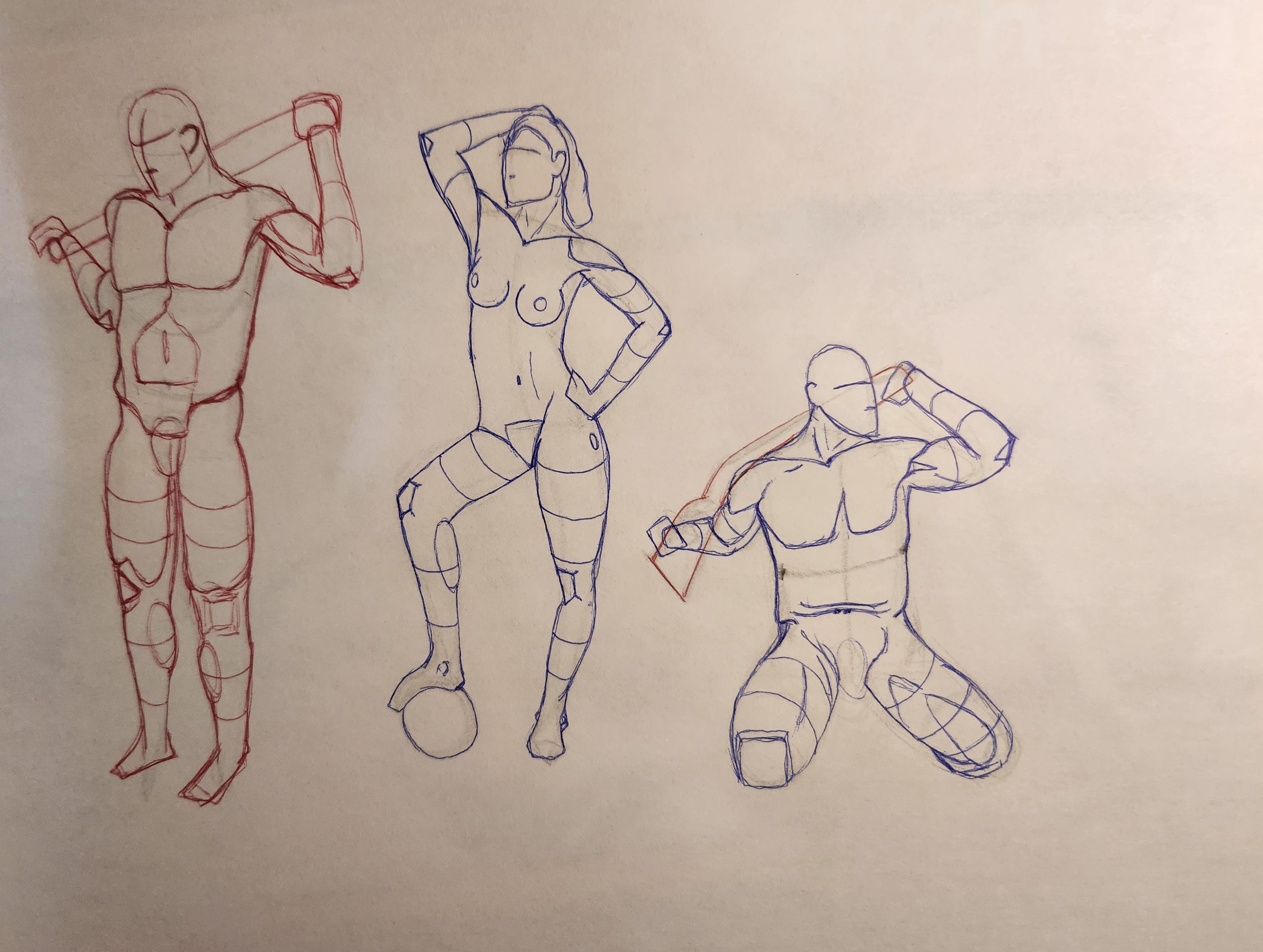 Simple Human Figure Drawing