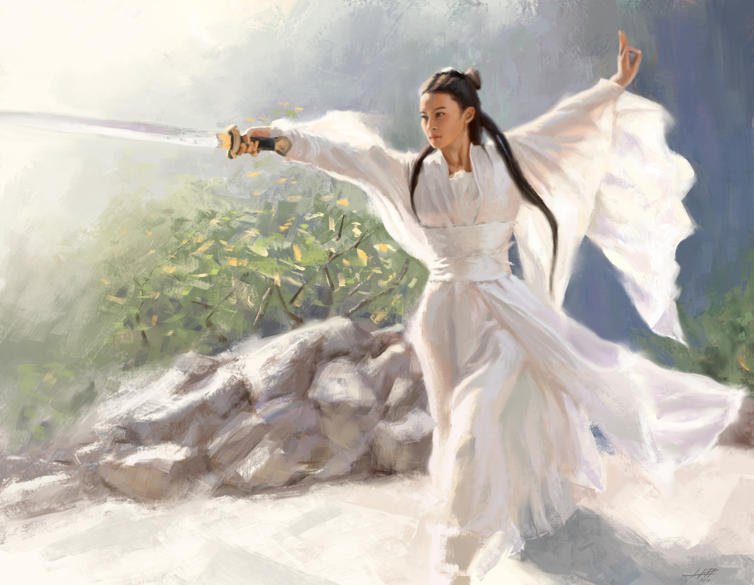 Proko - Wuxia study - digital painting