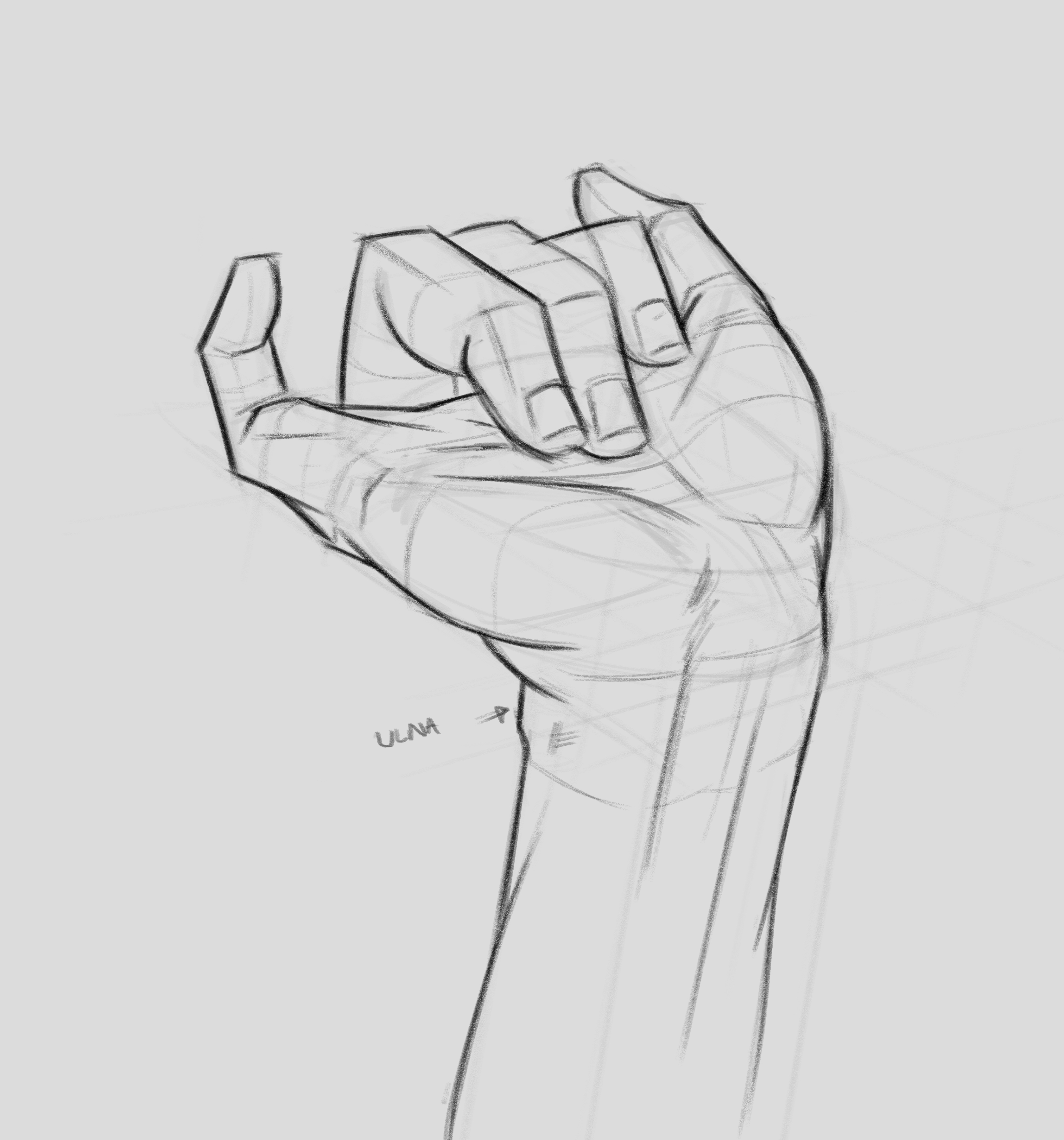 How To Draw A Hand Holding Something