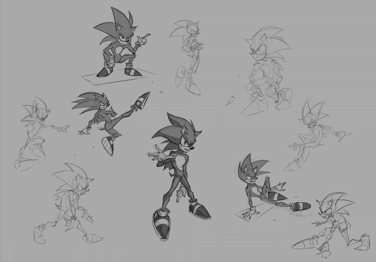 Sonic Boom Concept Art Shadow
