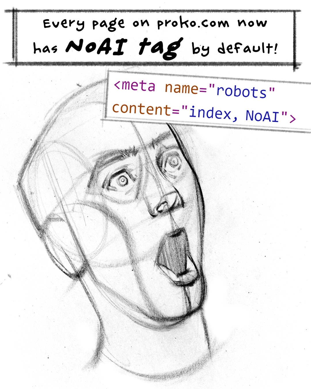 Proko - NoAI Tag on Proko