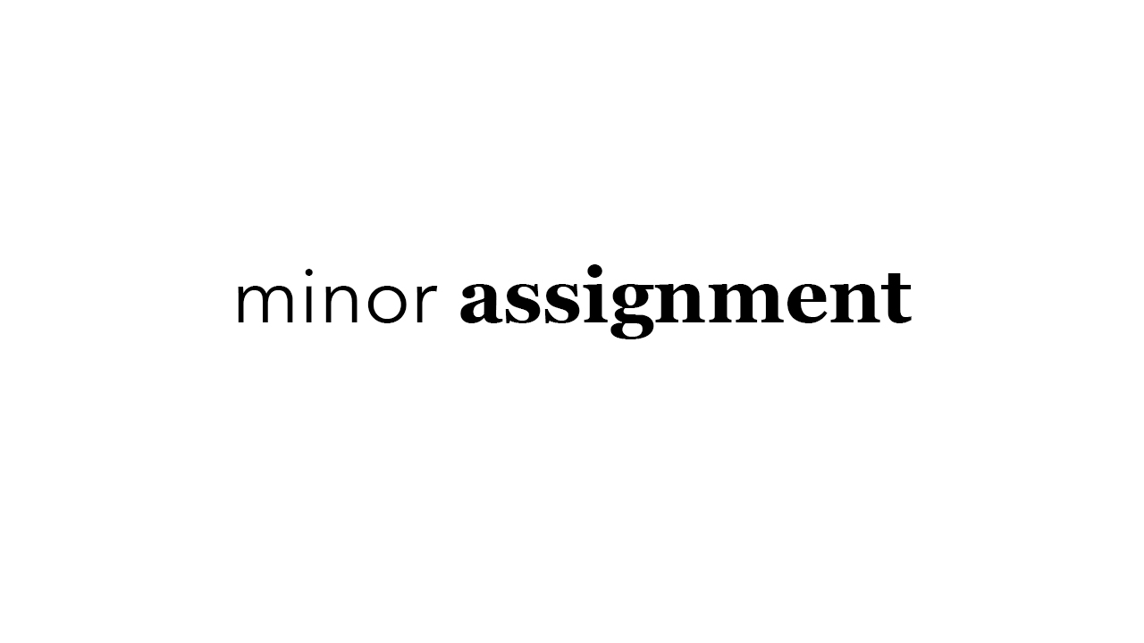 Proko - 1B2: Minor Assignment 1