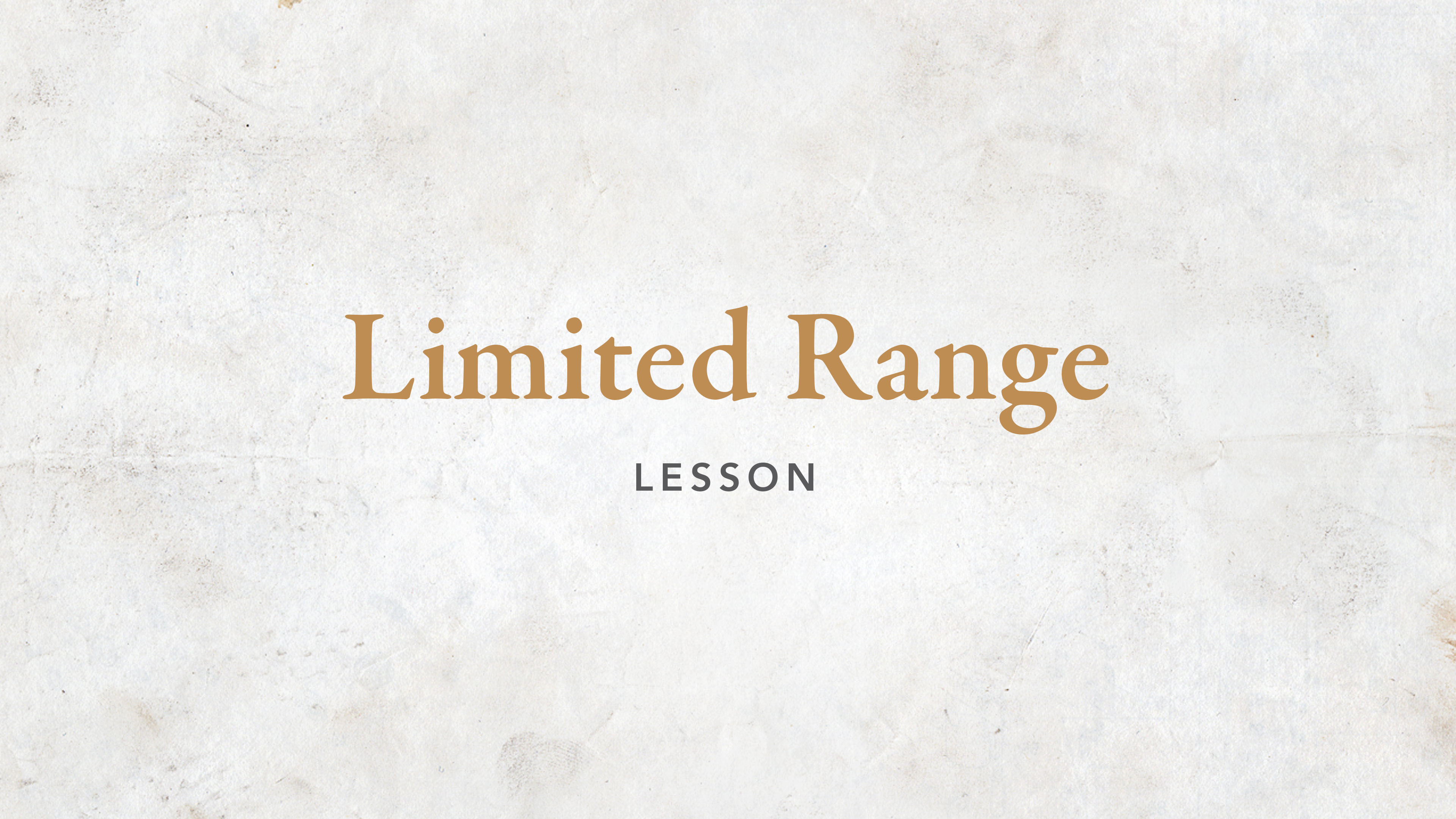 Proko - Limited Range