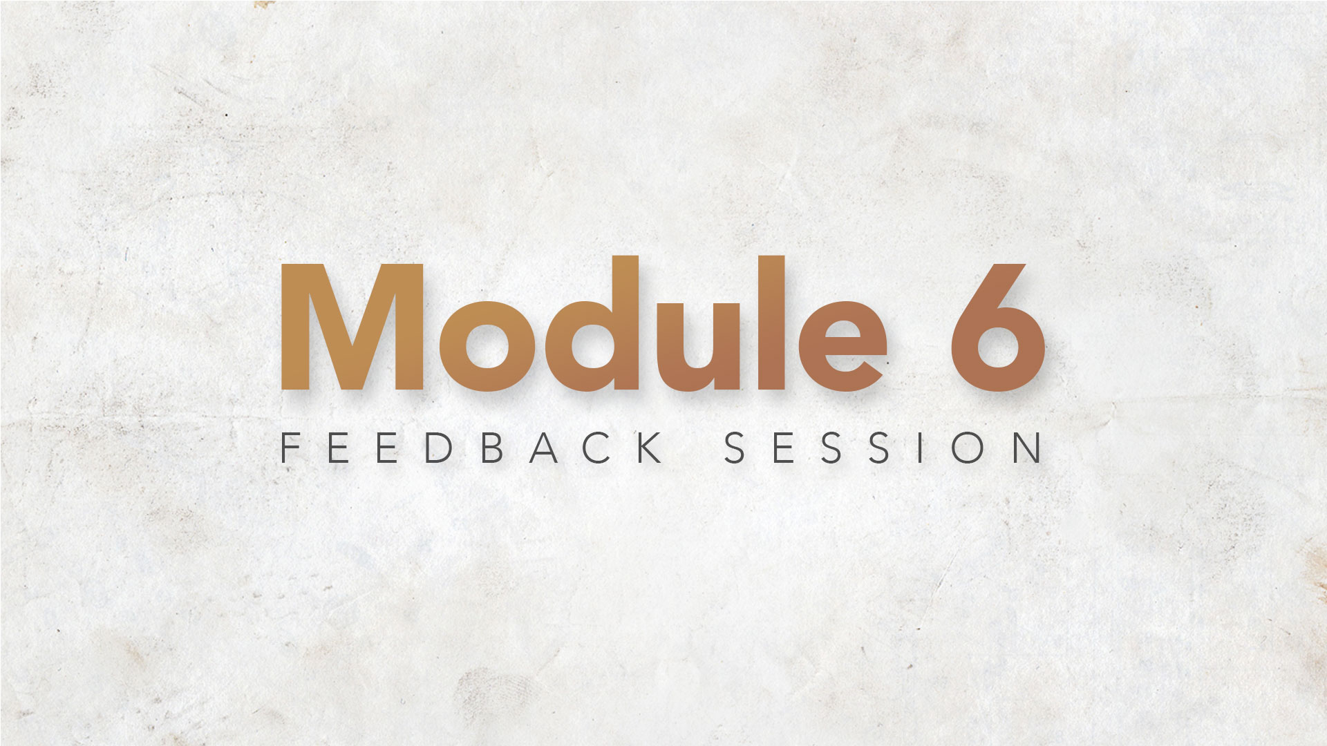 Proko - Module 6 Feedback – 22 Dec 2021