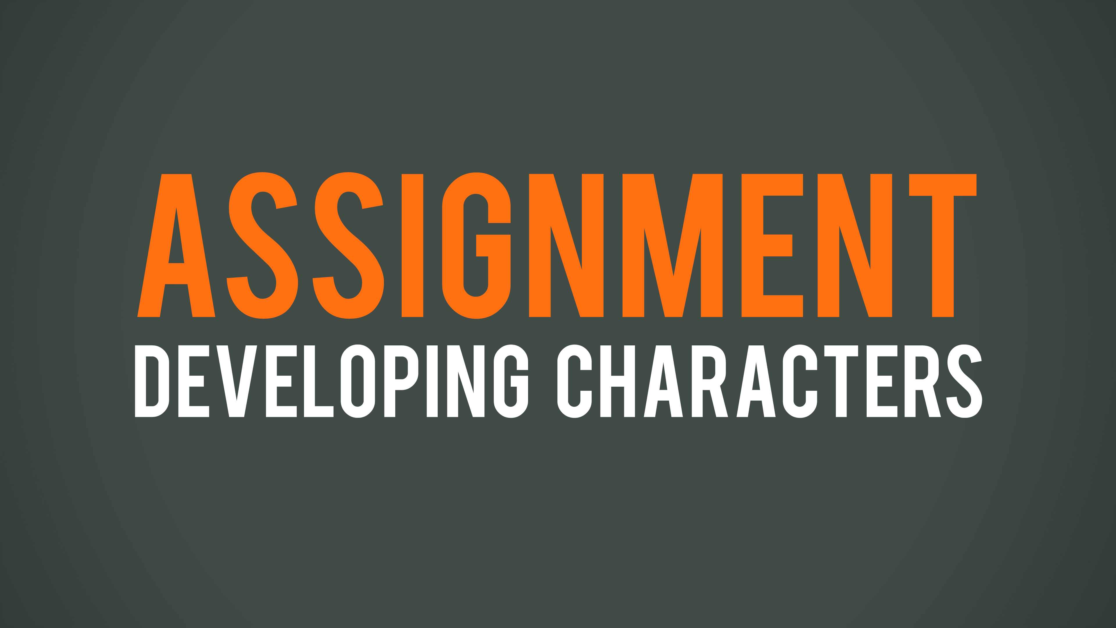 Proko - Assignment - Developing Characters