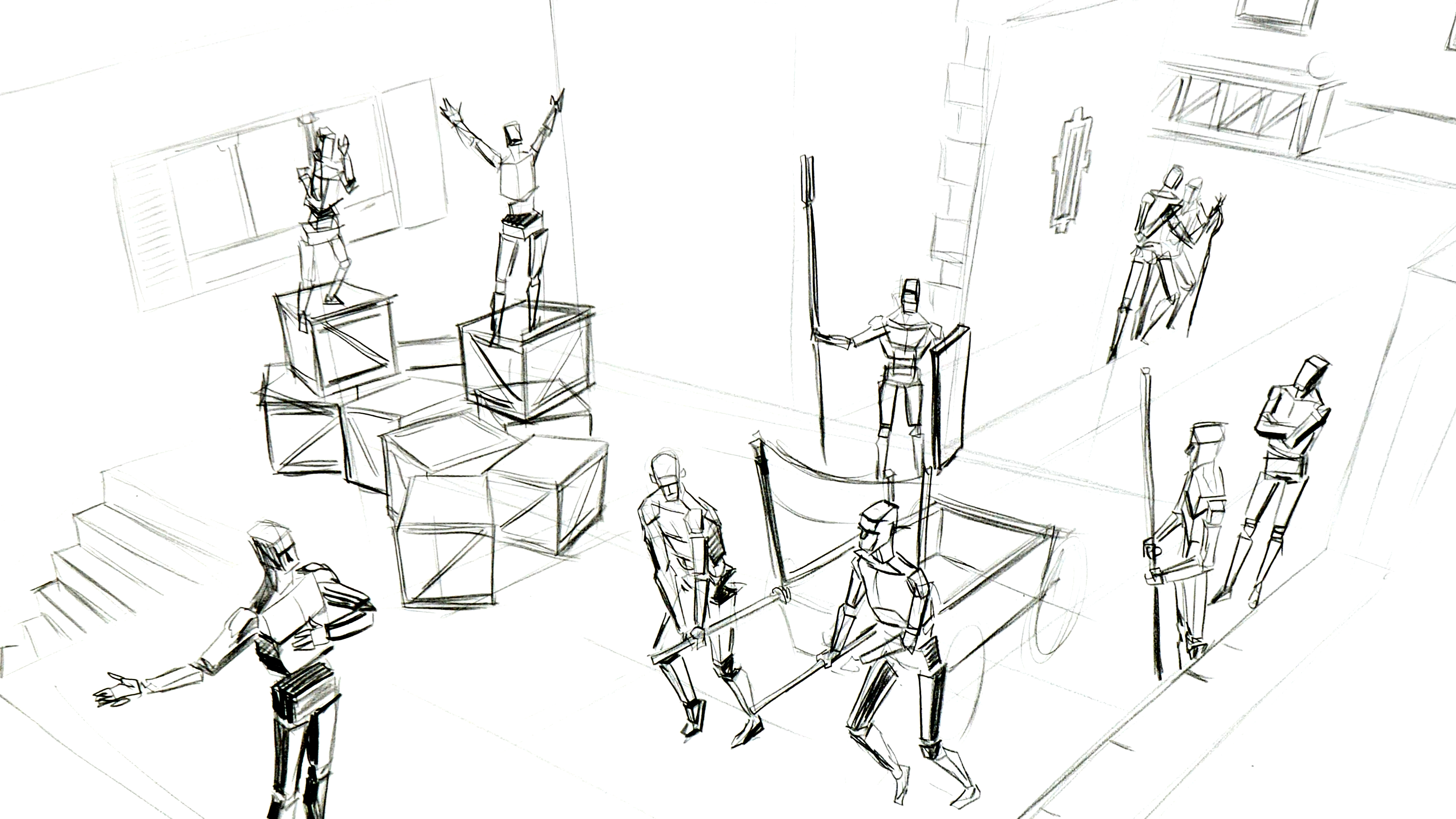 Proko - Box Men Scenes