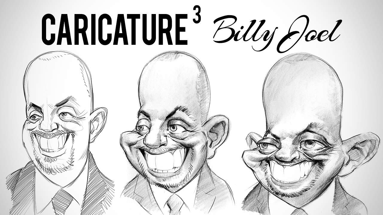 Proko - Caricature of a Caricature - Billy Joel