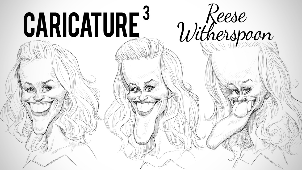 Proko - Caricature of a Caricature - Reese Witherspoon