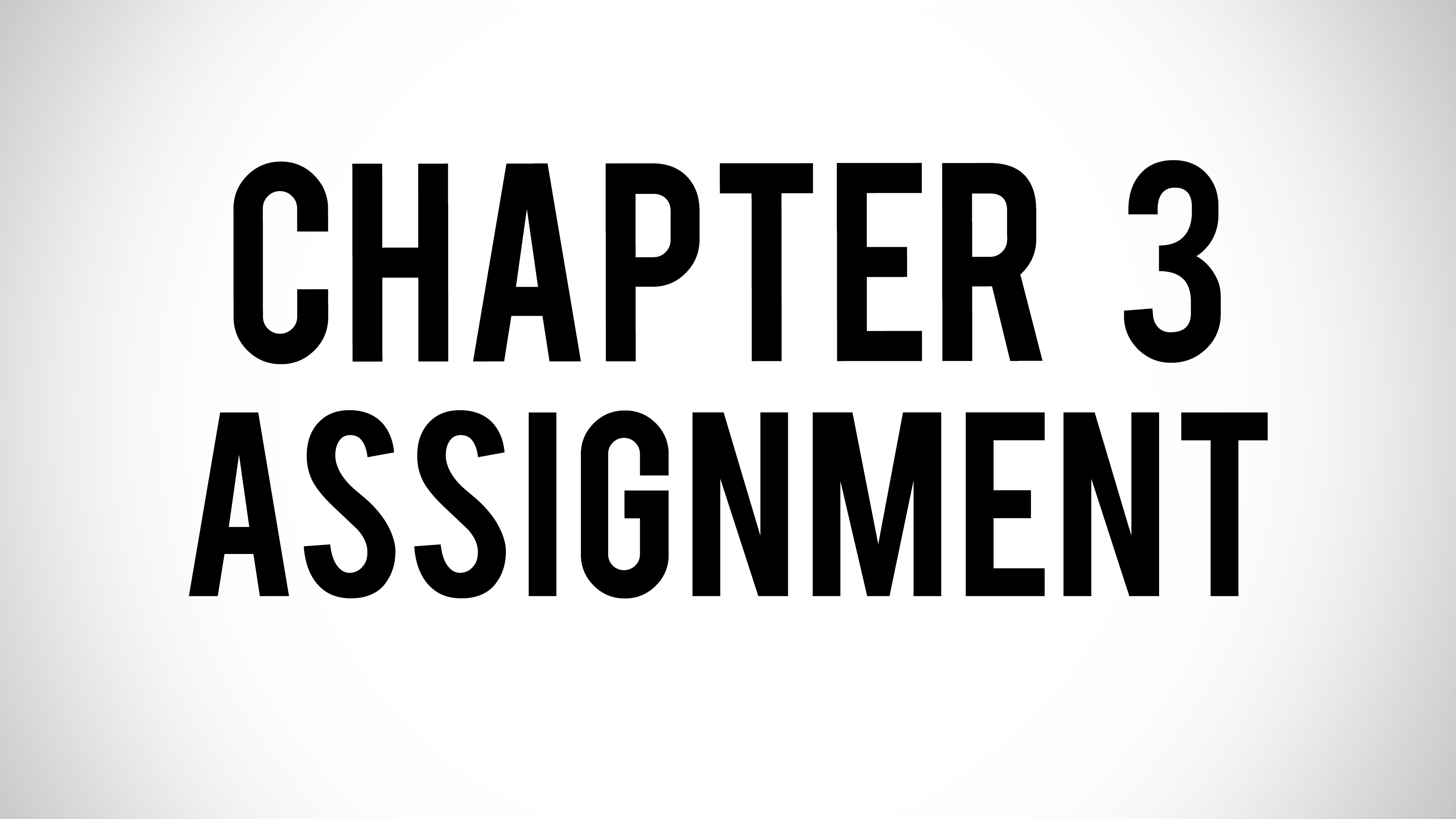 Proko Chapter 3 Assignment