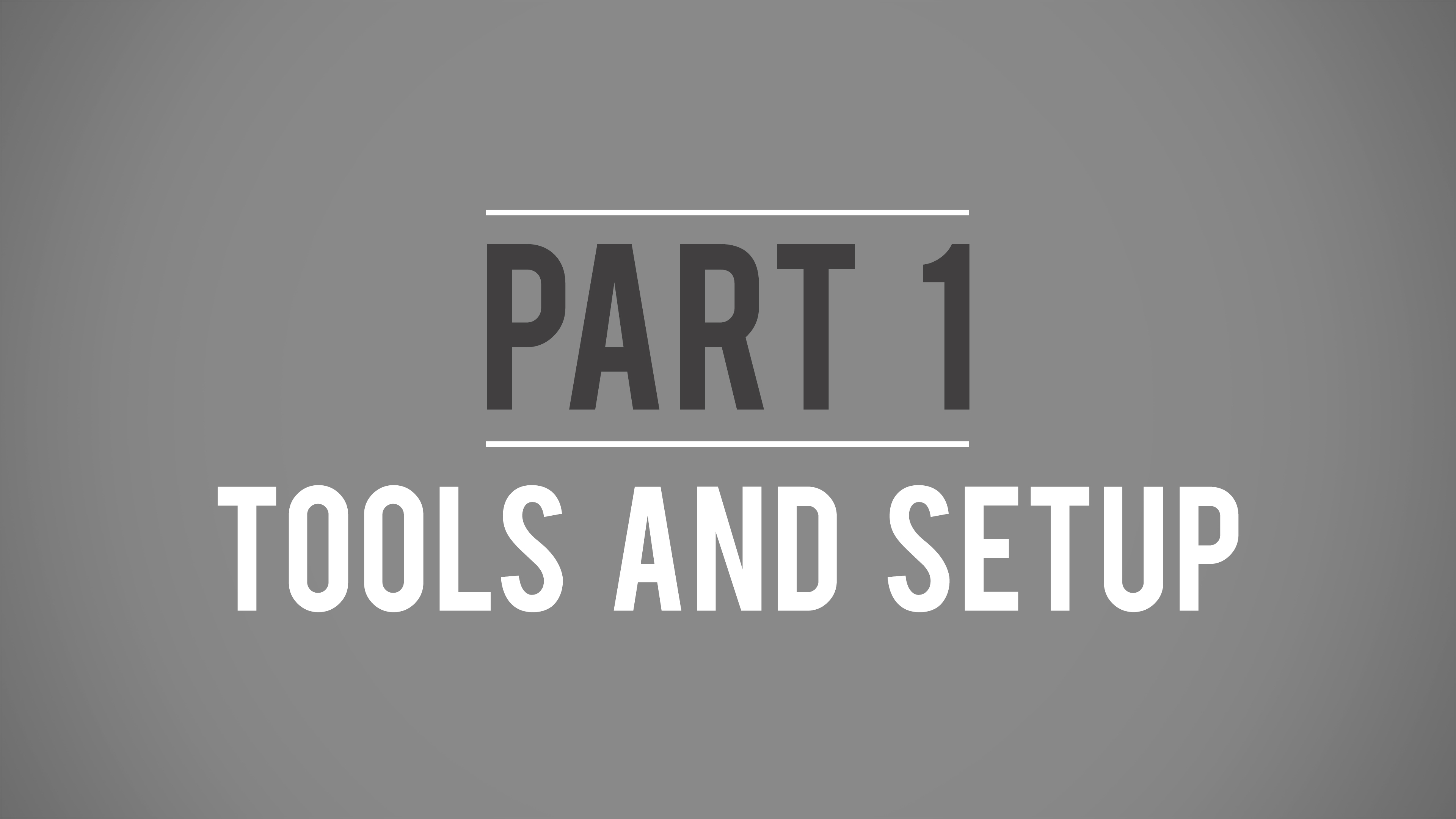 Proko - Part 1 - Tools and Setup