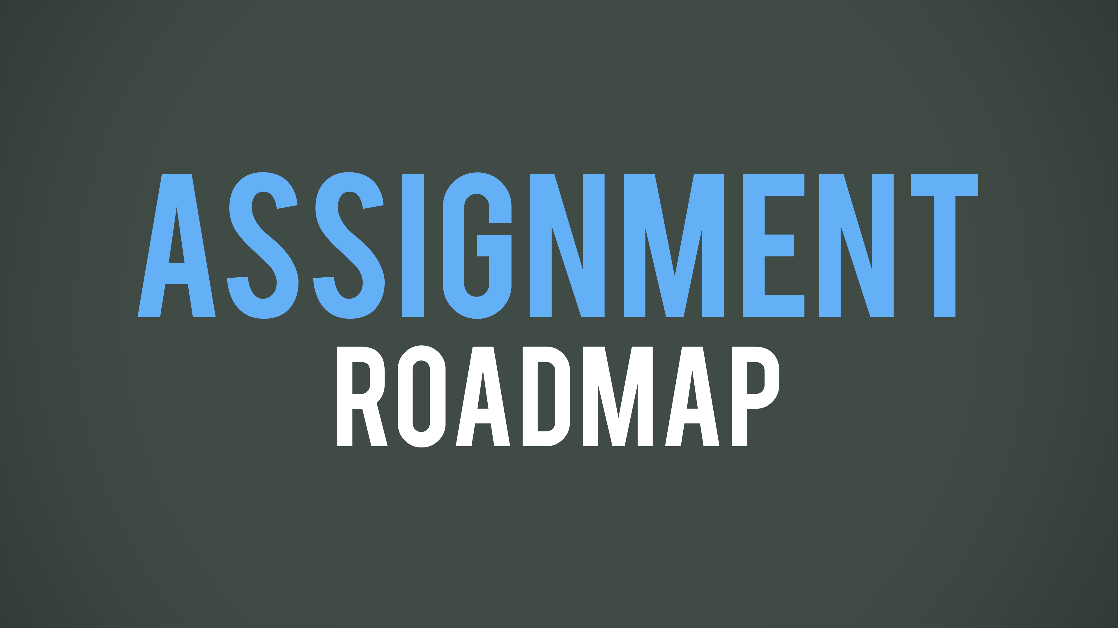 Proko - Roadmap Assignment