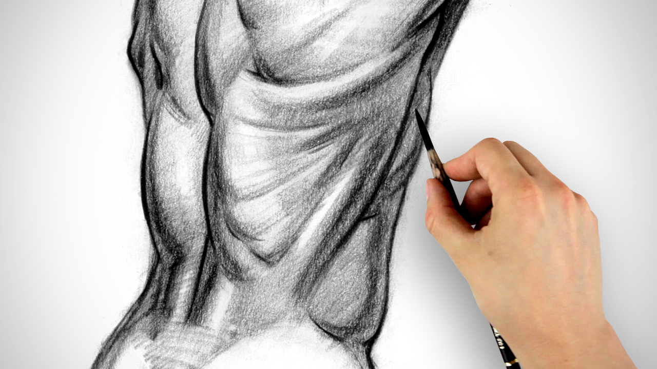 Proko - Shading the Lower Back – Example